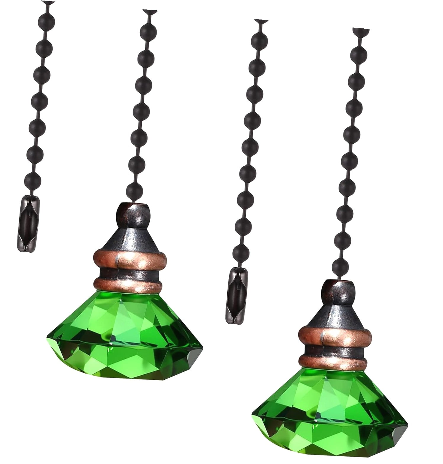 ANYWAY.GO 2 Pieces Pull Chain Ceiling Fan Ornaments Light Pull Chain ...