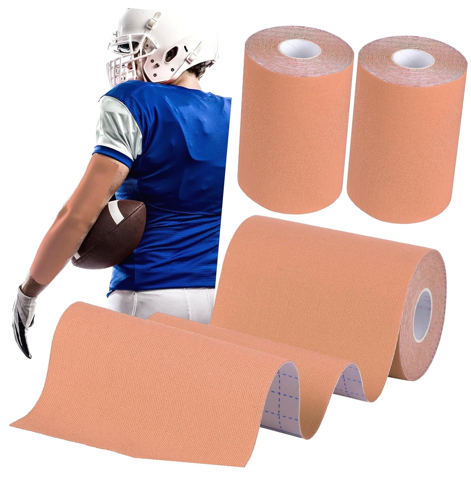 ANYWAY.GO 2 Roll Turf Tape 33ft Extra Sticky Turf Tape for Arm Bandage ...