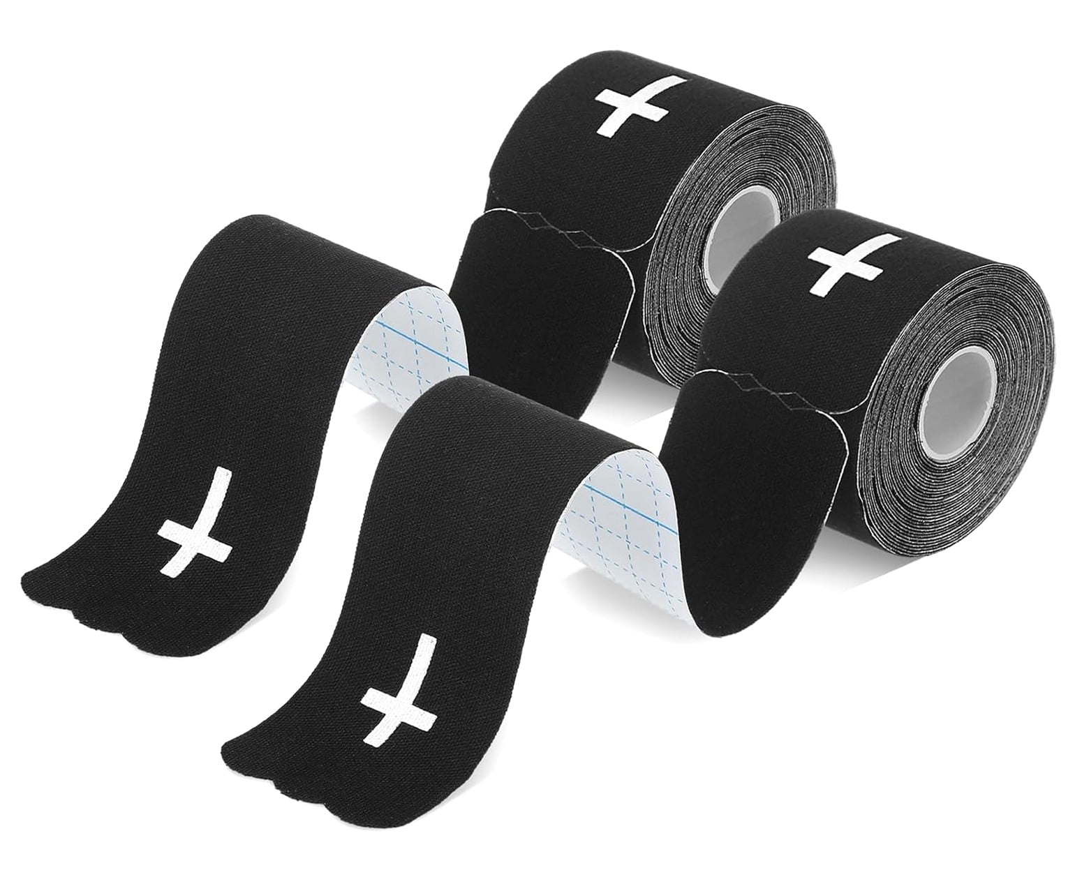 ANYWAY.GO 2 Rolls Kinesiology Tape, Each with 20 Pre-Cut Strips of 10 ...