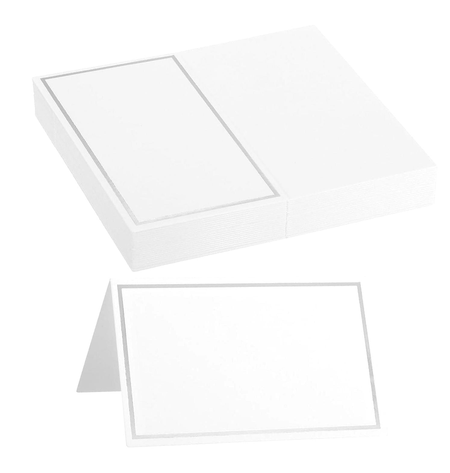 ANYWAY.GO 20-Piece Printable Place , Silver Line Border for Table ...