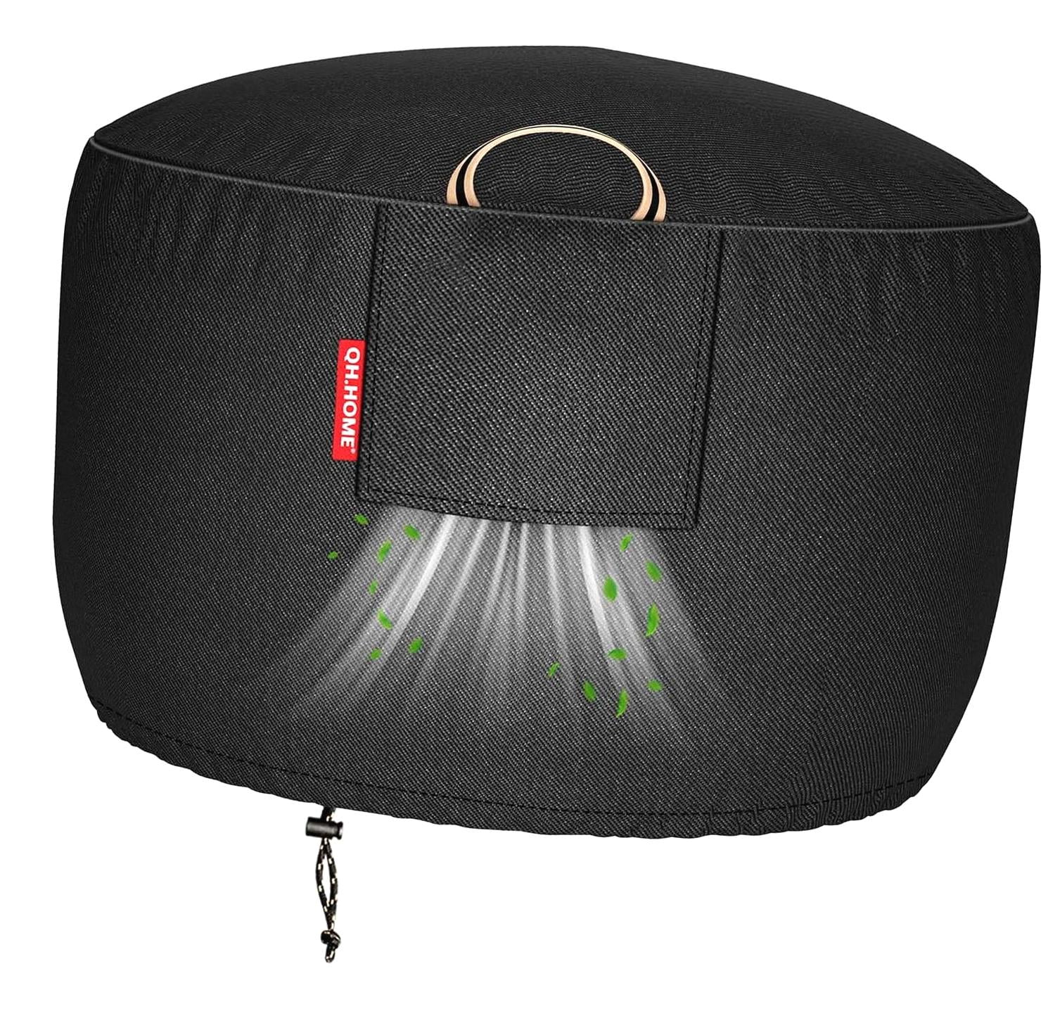 ANYWAY.GO [2025 Enhanced 900D Material] Circular Fire Pit Protector for ...