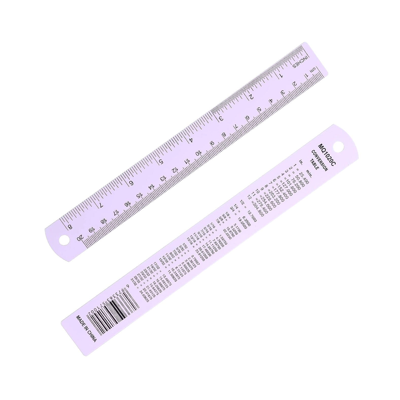 ANYWAY.GO 20cm/8 inch Metal Ruler, Aluminum Alloy Metric Ruler with ...