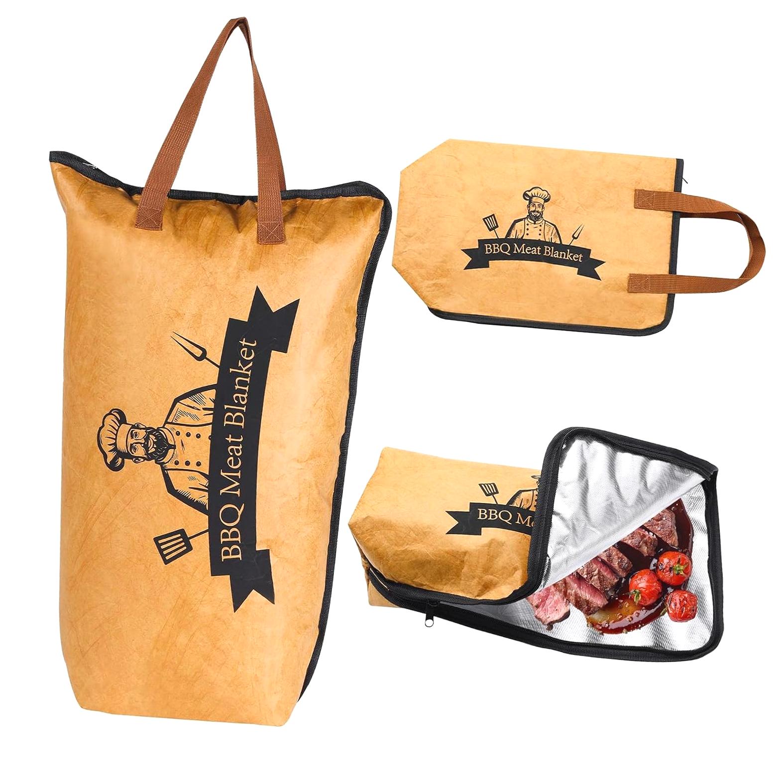 ANYWAY.GO 21inch BBQ Meat Resting Blanket, Insulated Smoker Meat ...