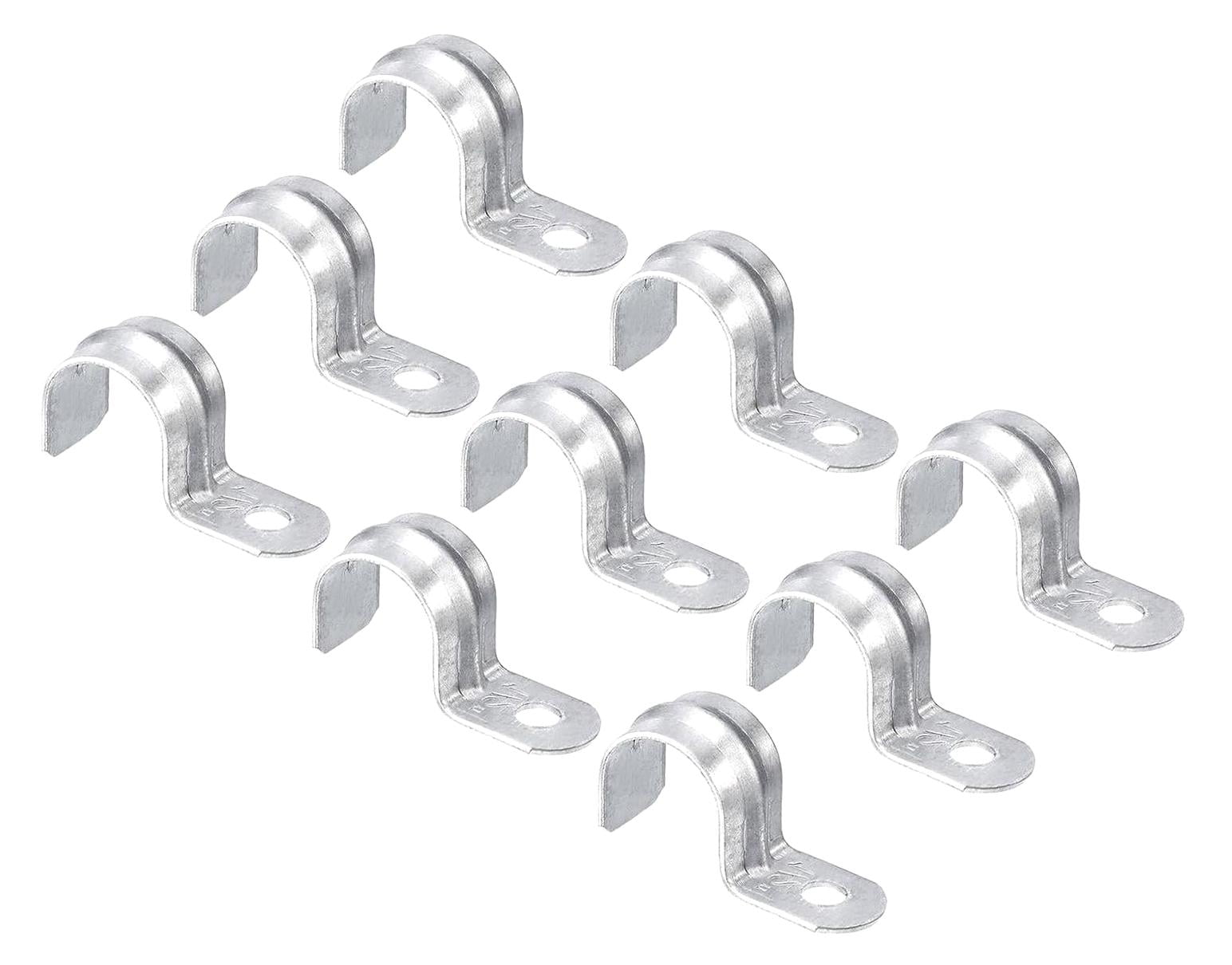 ANYWAY.GO 25Pcs 20mm Pipe Straps, 1 Hole Straps Zinc Plated Steel Pipe ...