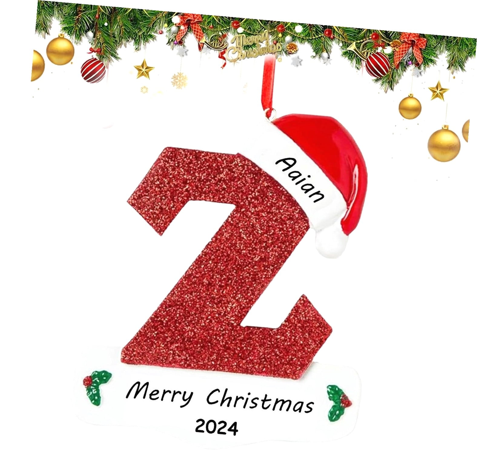 ANYWAY.GO 26 Pcs Christmas Stockings Letters to , Xmas Alphabet Letters ...