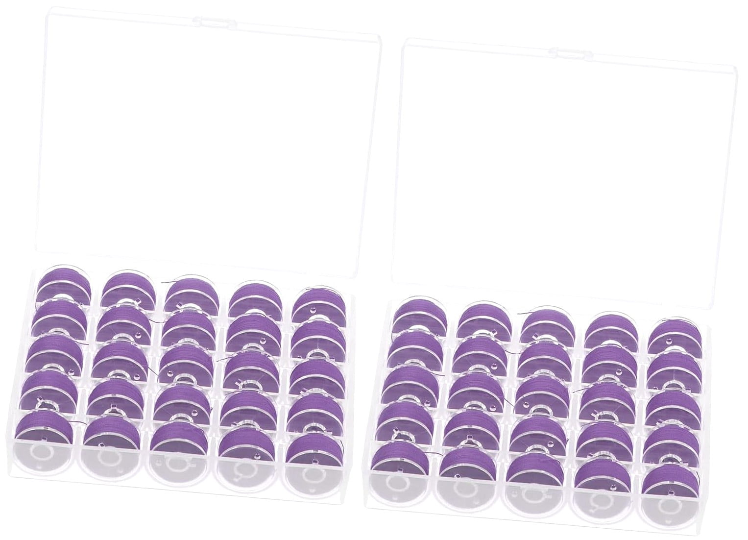 ANYWAY.GO 2set Prewound Bobbin Thread Standard Sizes with Compartments ...