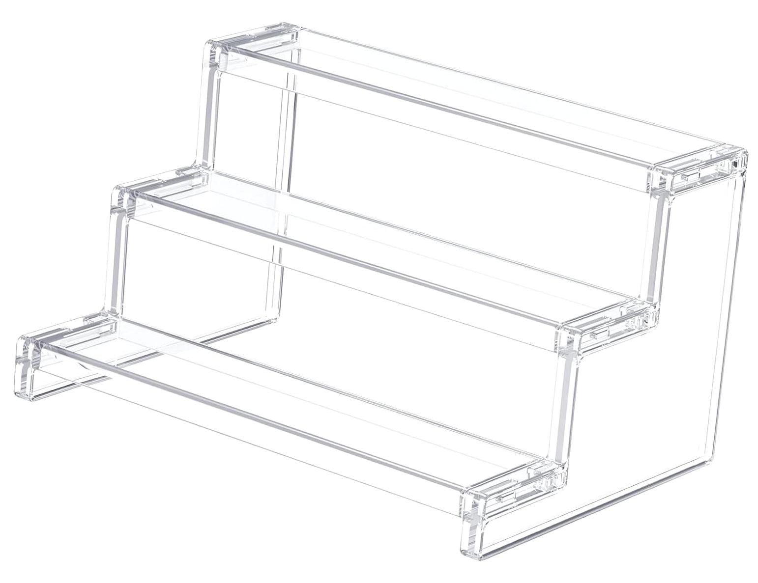 ANYWAY.GO 3 Tier Transparent Display Risers Stand, 9 Inch Plastic ...