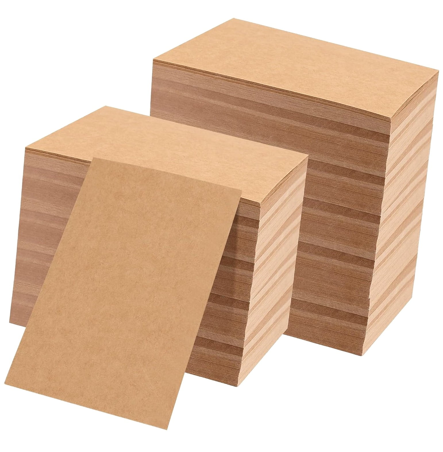 ANYWAY.GO 300 4 6 Inch Brown Craft Cardstock, 250gsm Blank Index ...