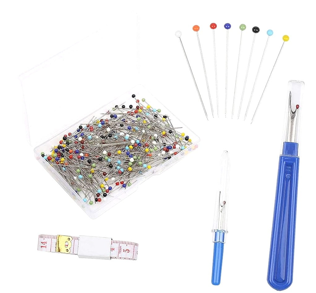 ANYWAY.GO 300pcs Sewing ,Multicolor Sewing with Seam Ripper and Soft Tape Measure for Craft ...