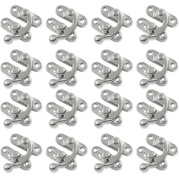 ANYWAY.GO 30Pcs Swing Arm Right Hasp, Wooden Jewelry Box Lock for ...