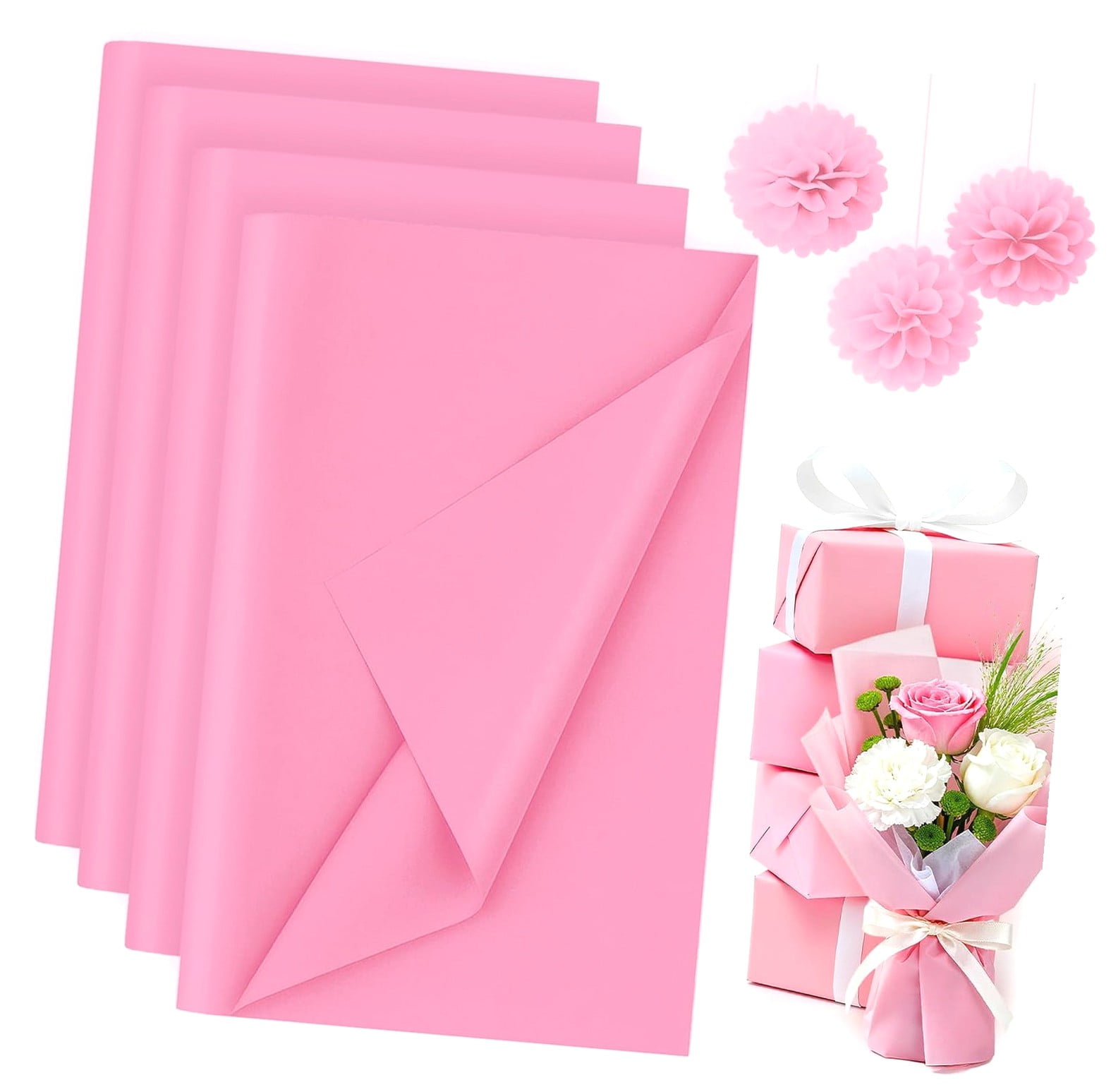 ANYWAY.GO 330 Tissue Paper Bulk, 14 10 Inch Tissue Paper for Wedding ...