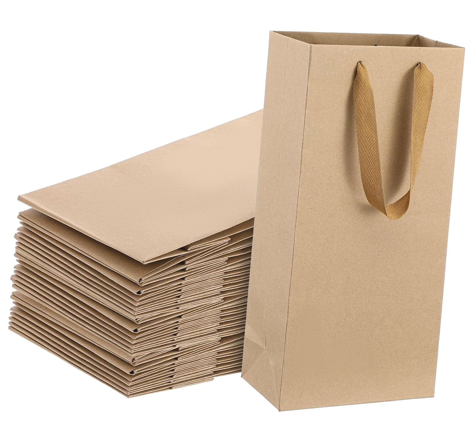 ANYWAY.GO 36 Pcs Double Paper Bag, Bags Bulk Tote Bag, Krafts Paper ...