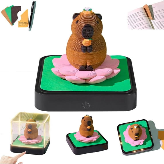 ANYWAY.GO 3D Calendar 2026, Timepiece Calendar 2026, 3D Tear-Off Desk ...