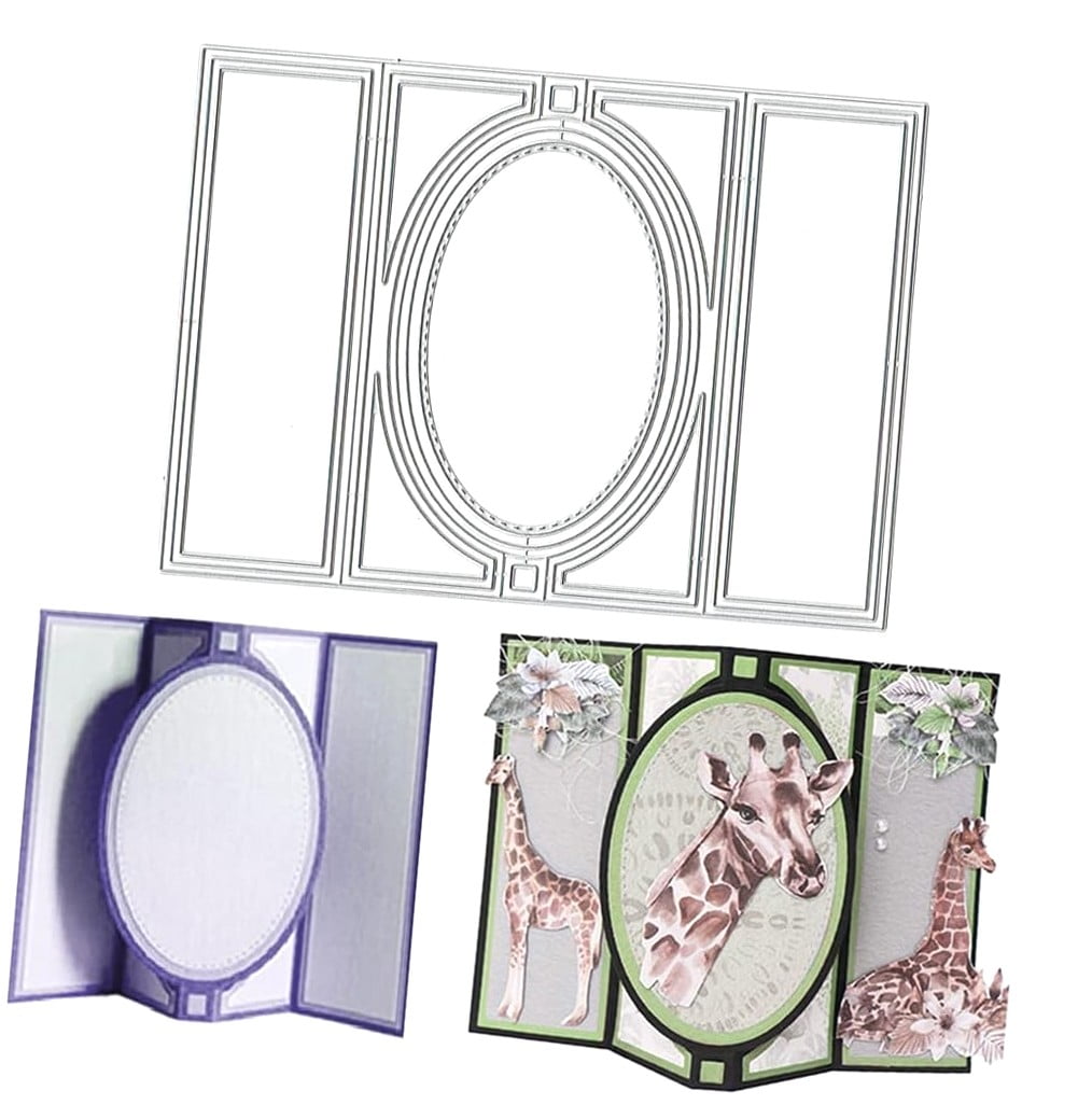 ANYWAY.GO 3D Card Shape Die Cuts for Card Making, Rectangular Shaped ...