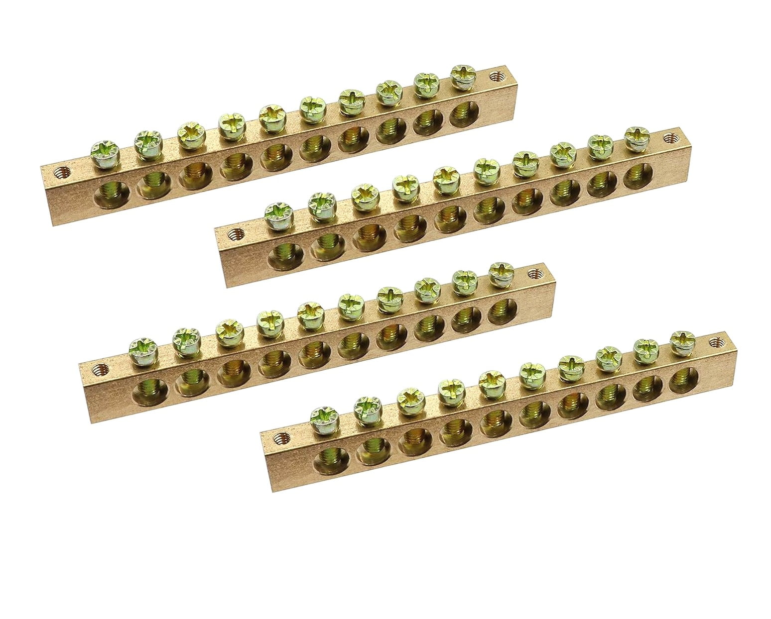 ANYWAY.GO 4.21" .31" .47" Copper Ground , 10 Holes Distribution Cabinet ...
