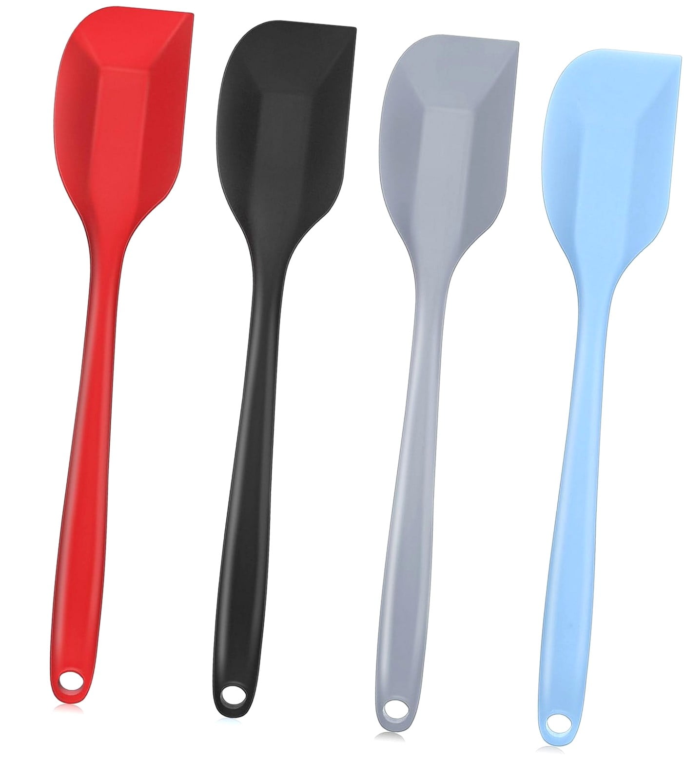 ANYWAY.GO 4 Pieces Mixing Spoon Scrapers for Cooking, 10.6 Inch Large ...