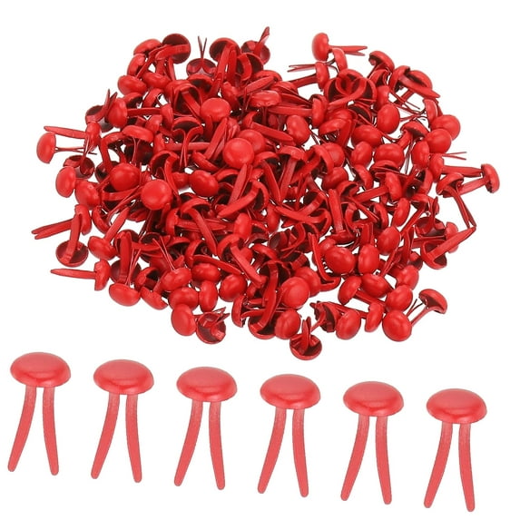 ANYWAY.GO 400 PCS Paper Fasteners Split Pastel Metal Brads Round Plated ...