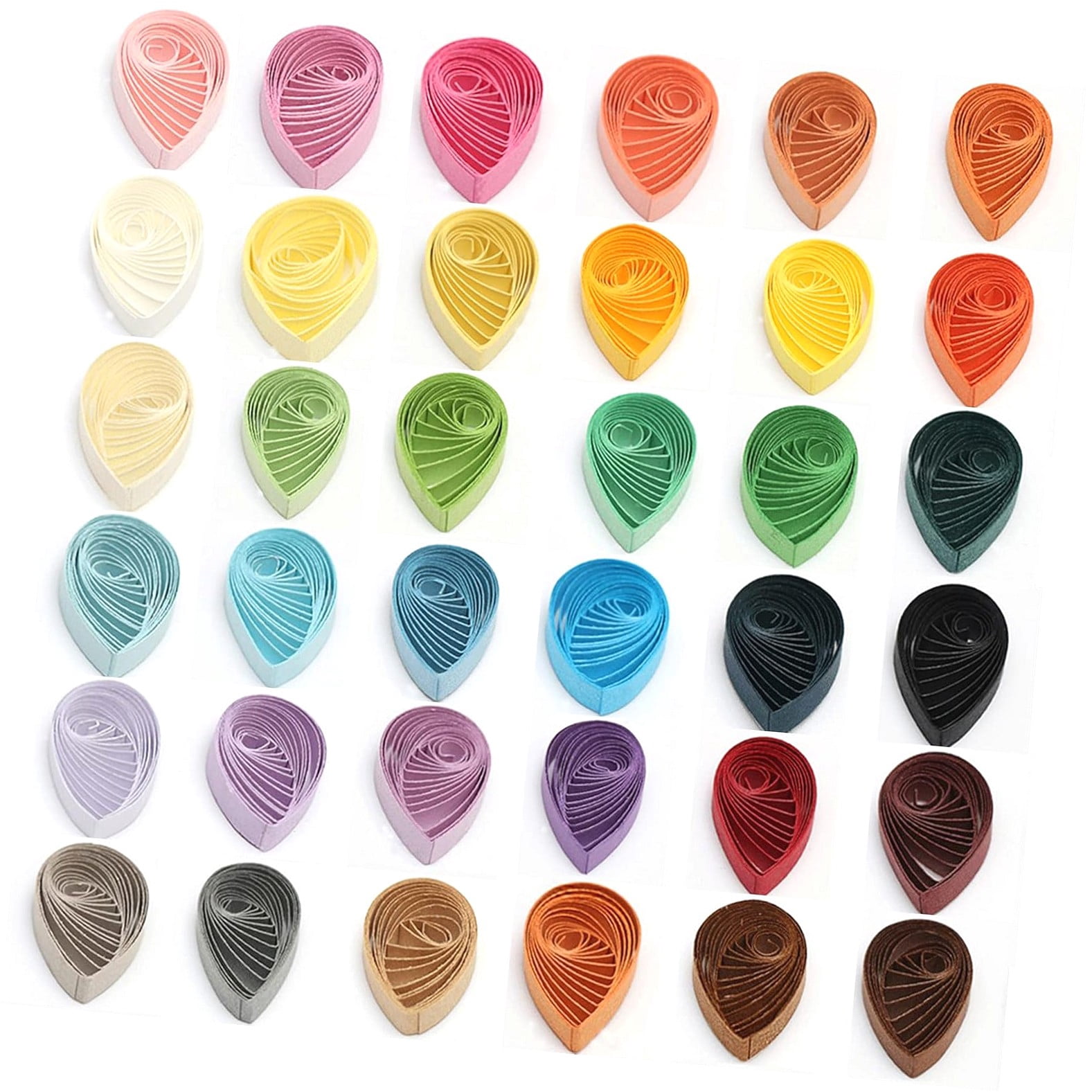 ANYWAY.GO 4320 Quilling Paper 3mm, 36 Colors Quilling Paper Strips ...