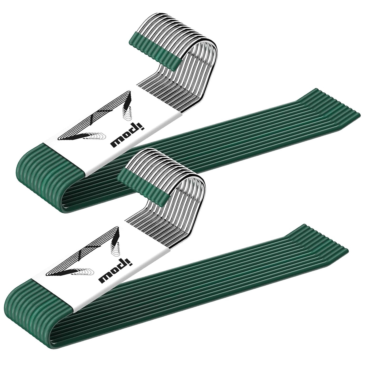 ANYWAY.GO 4MM Heavy Duty Metal Pants Hangers, 24 Pack Jean Hangers for ...