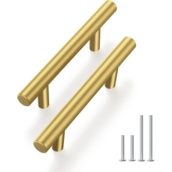 ANYWAY.GO 5 Pack Cabinet Handles Cabinet Pulls 3 Inch Hole Center ...