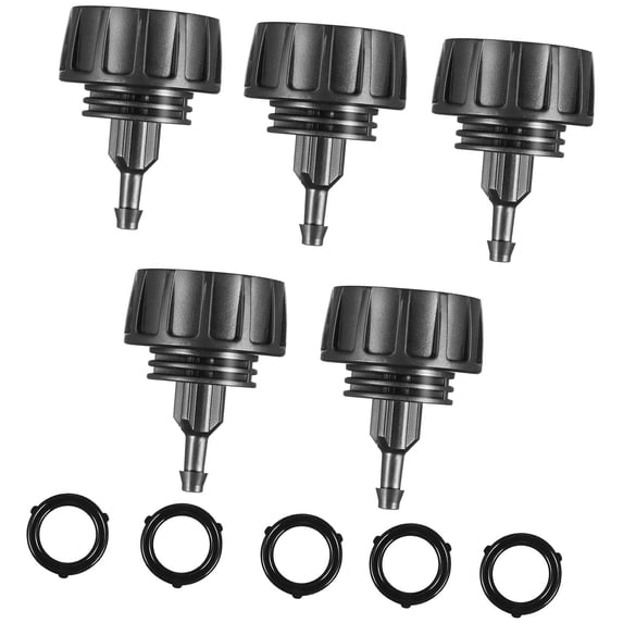 ANYWAY.GO 5 Pack Drip Irrigation Tubing Adapter Hose Adapter Drip ...