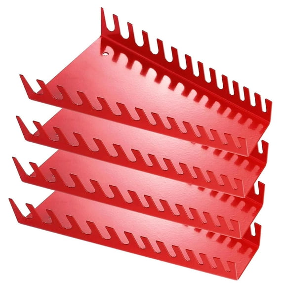 ANYWAY.GO 52 Slots Metal Wrench Organizer, Wrench Holder Tray Set, Wall ...