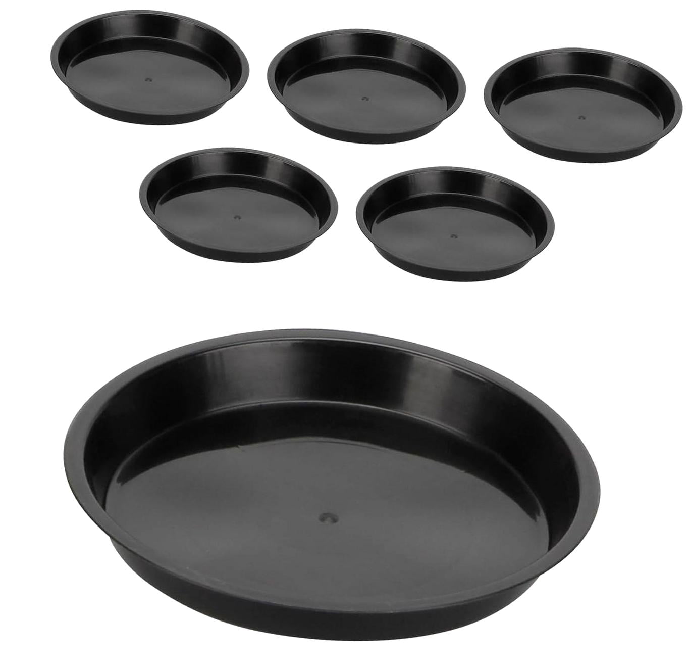 ANYWAY.GO 6 Pack 6 Inch Plant Saucer Tray, Circular Plant Drip Dishes ...