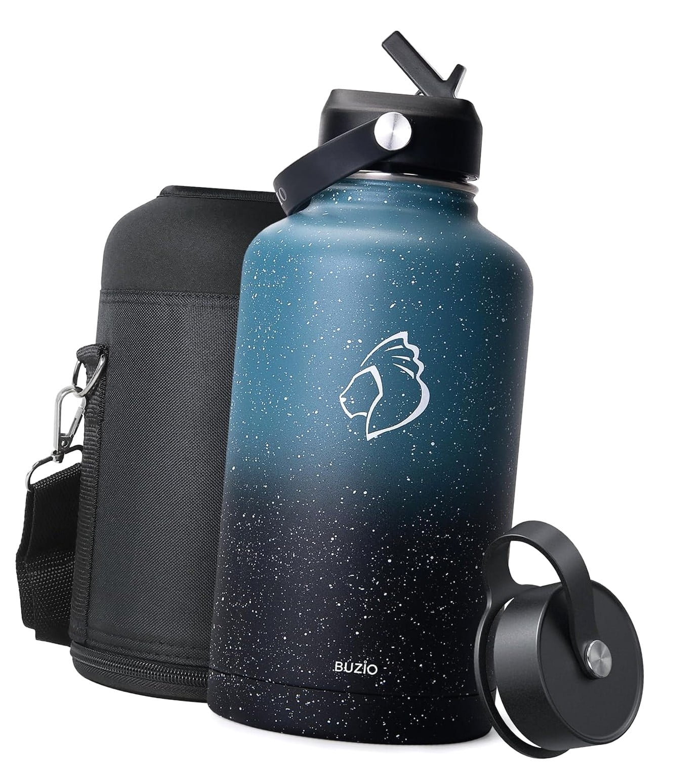 ANYWAY.GO 64oz Insulated Water Lid, Half Gallon Double-Wall Steel Water ...