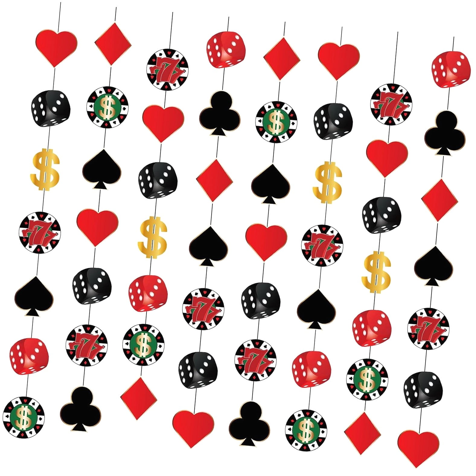 ANYWAY.GO 8 Pieces Co Theme Party Decorations Hanging Garlands Hanging ...