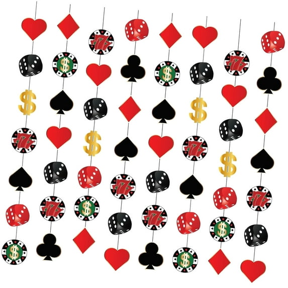 ANYWAY.GO 8 Pieces Co Theme Party Decorations Hanging Garlands Hanging ...