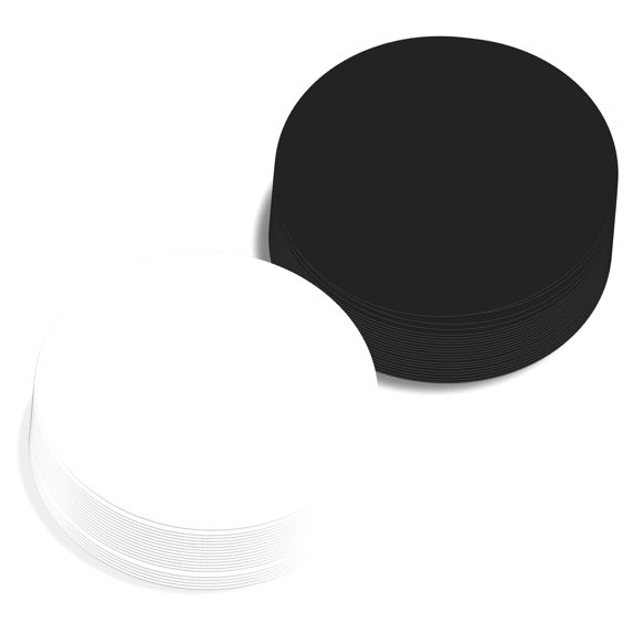 ANYWAY.GO 9.8 Inch/25cm Cardstock Paper Circle, 50 Sheet Round Painting ...
