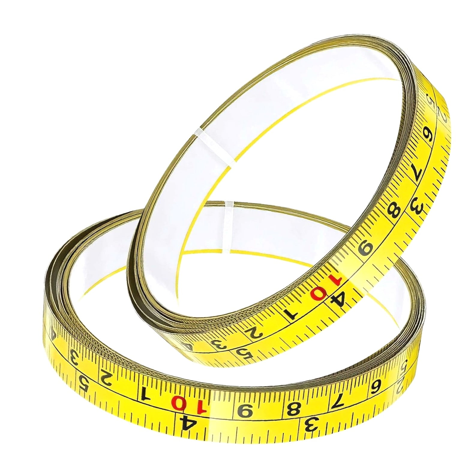 ANYWAY.GO Adhesive Tape Measure Metal,Self Stick Measuring Tape with ...