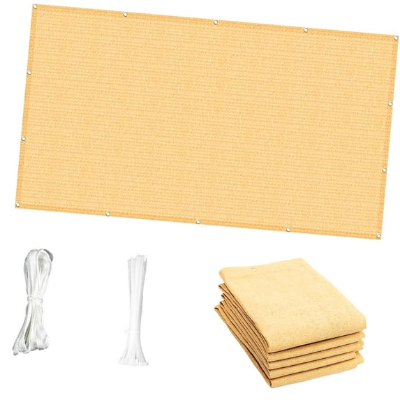 ANYWAY.GO Area Sun Shade Cloth with Grommets 3/4/6/8/10/12/16/20 FT ...