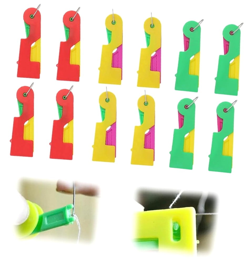 ANYWAY.GO Automatic Needle Threader,New Sewing Machine Needle Threader ...