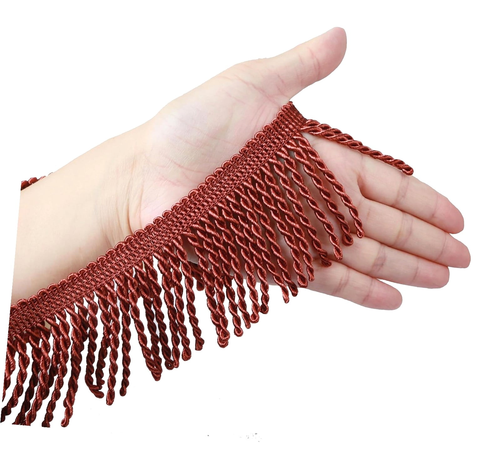 ANYWAY.GO BEL Fringe Curtain Fringes 10 Yard 2.5 Inches Sewing Trims Decoration for Curtain ...