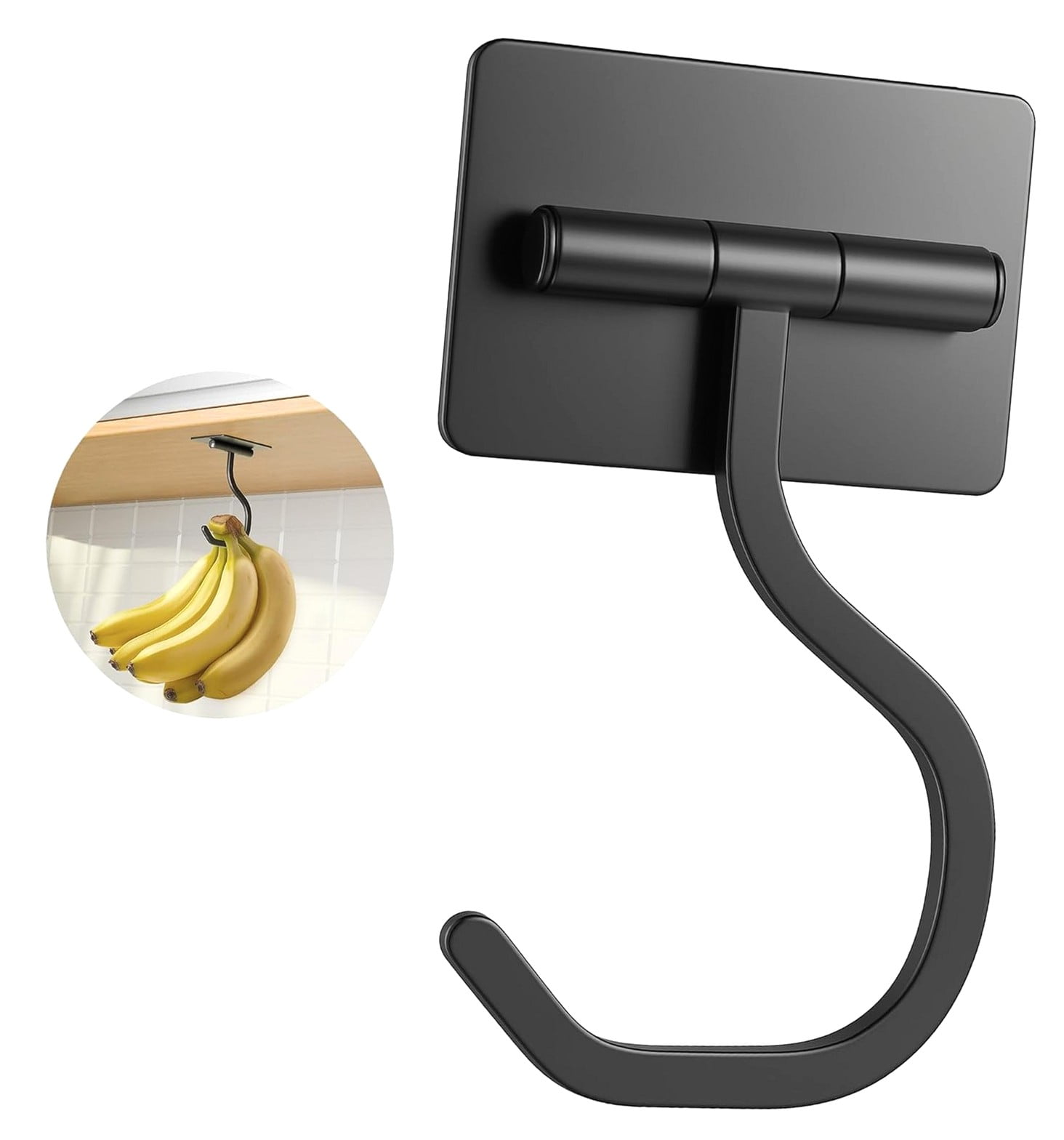 ANYWAY.GO Banana Under Cabinet Adhesive Banana Hanger Under Cabinet ...