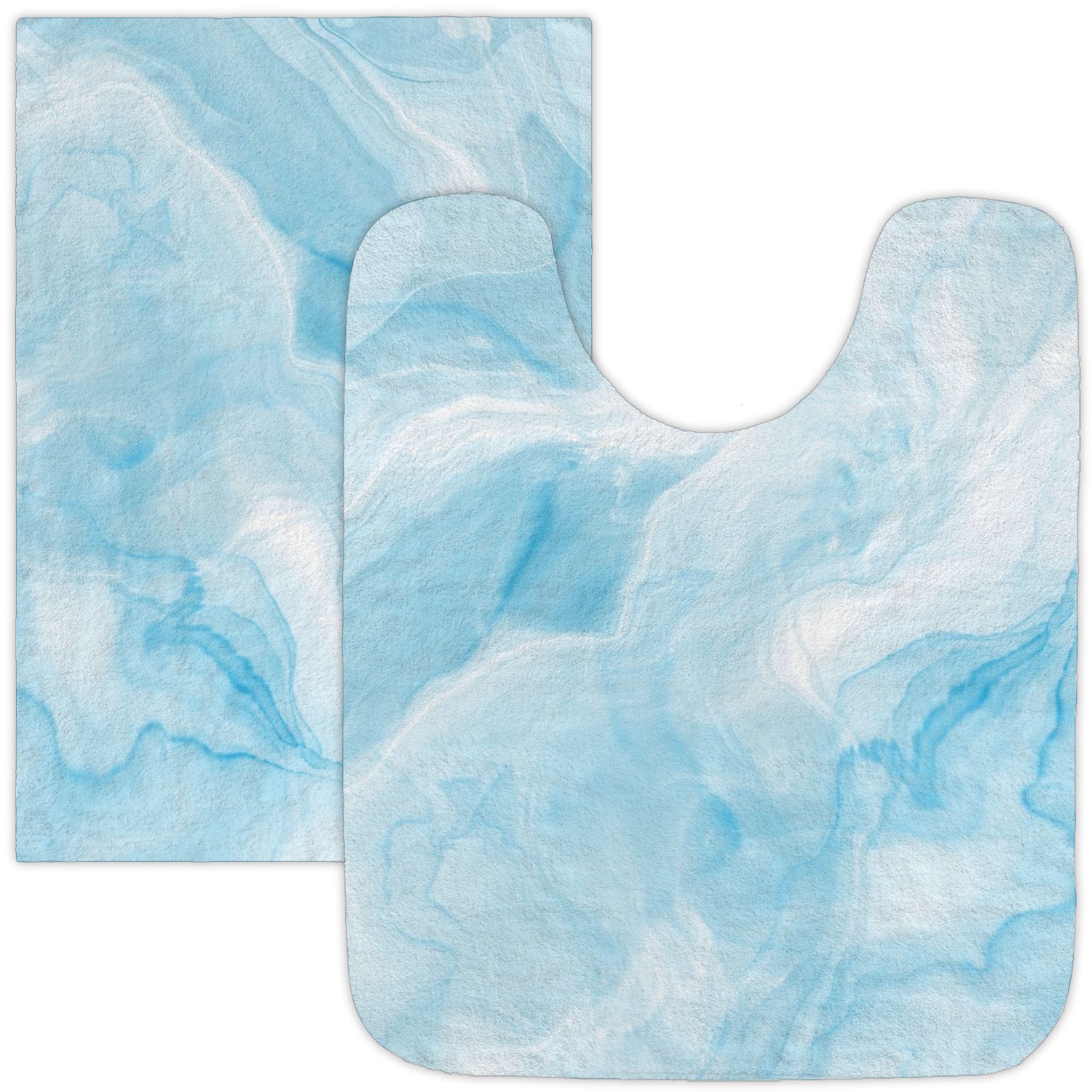 ANYWAY.GO Bathroom Rugs Set 2 Piece - Ultra Soft Bath Mat Non Slip ...