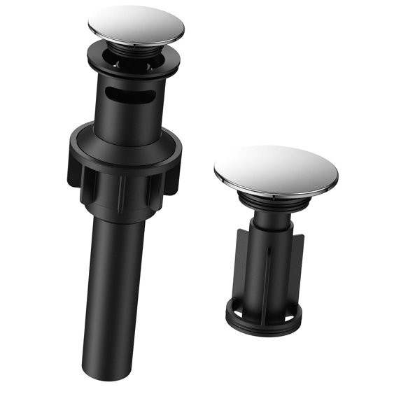ANYWAY.GO Bathroom Sink Drain with Overflow, Bathroom Sink Stopper for ...
