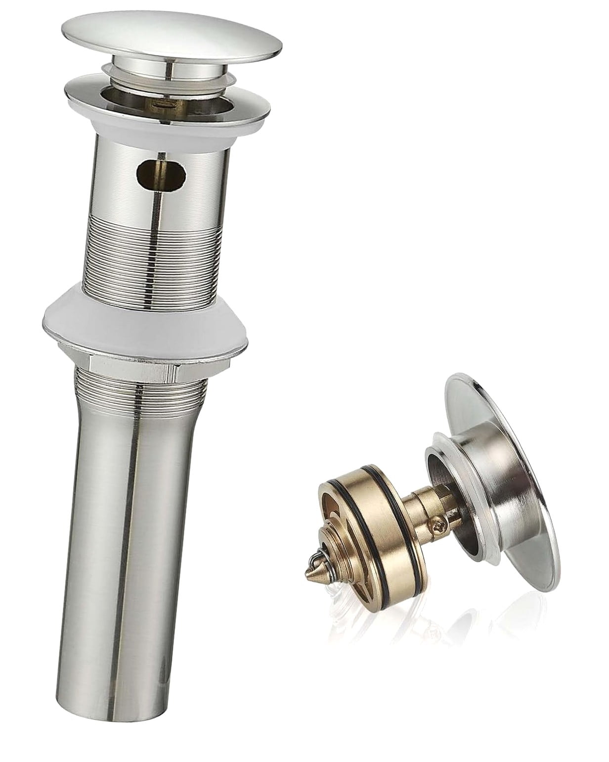 ANYWAY.GO Bathroom Sink Drain with Overflow Vanity Drain Stopper ...