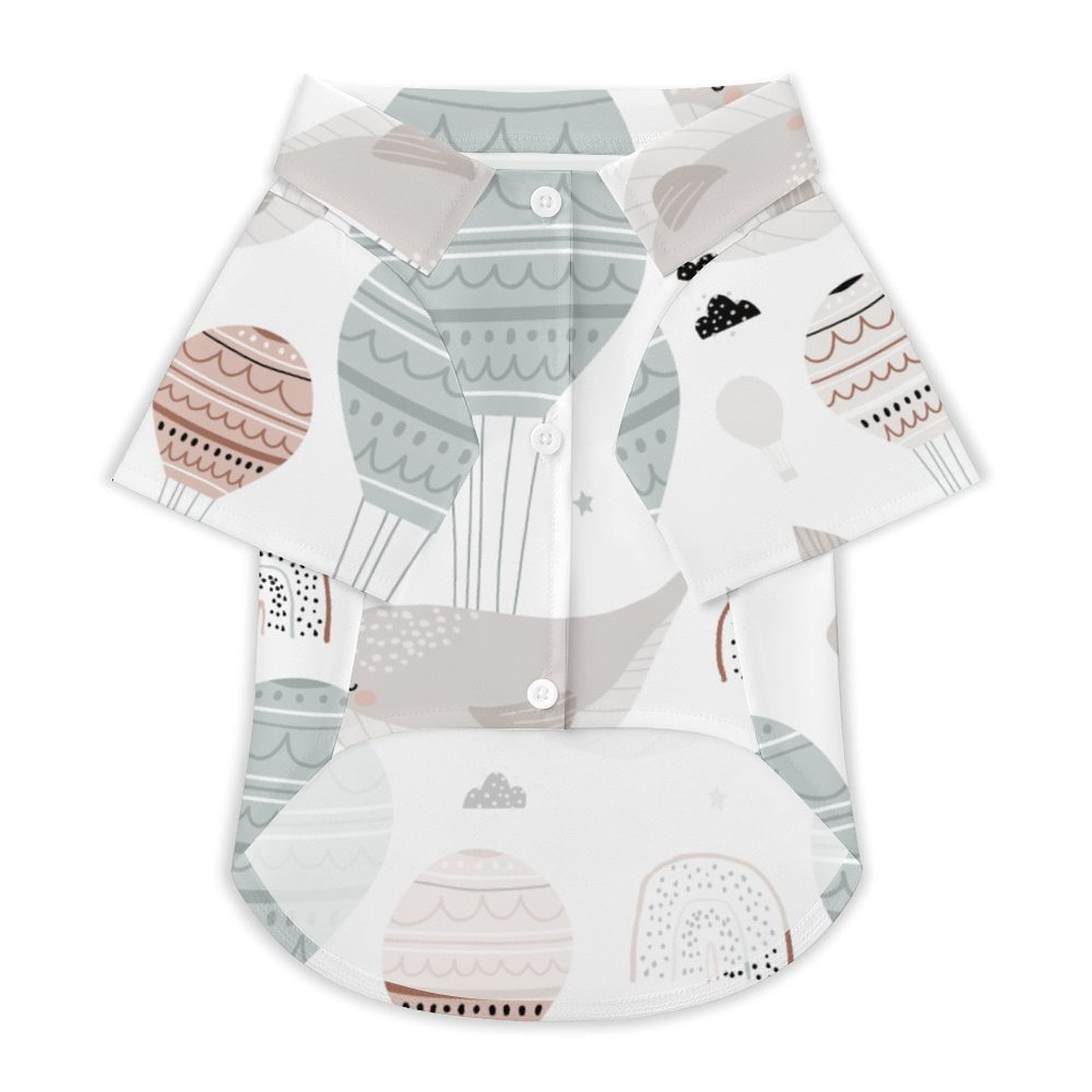 ANYWAY.GO Breathable elastic clothing pet T-Shirt Childish Pattern ...