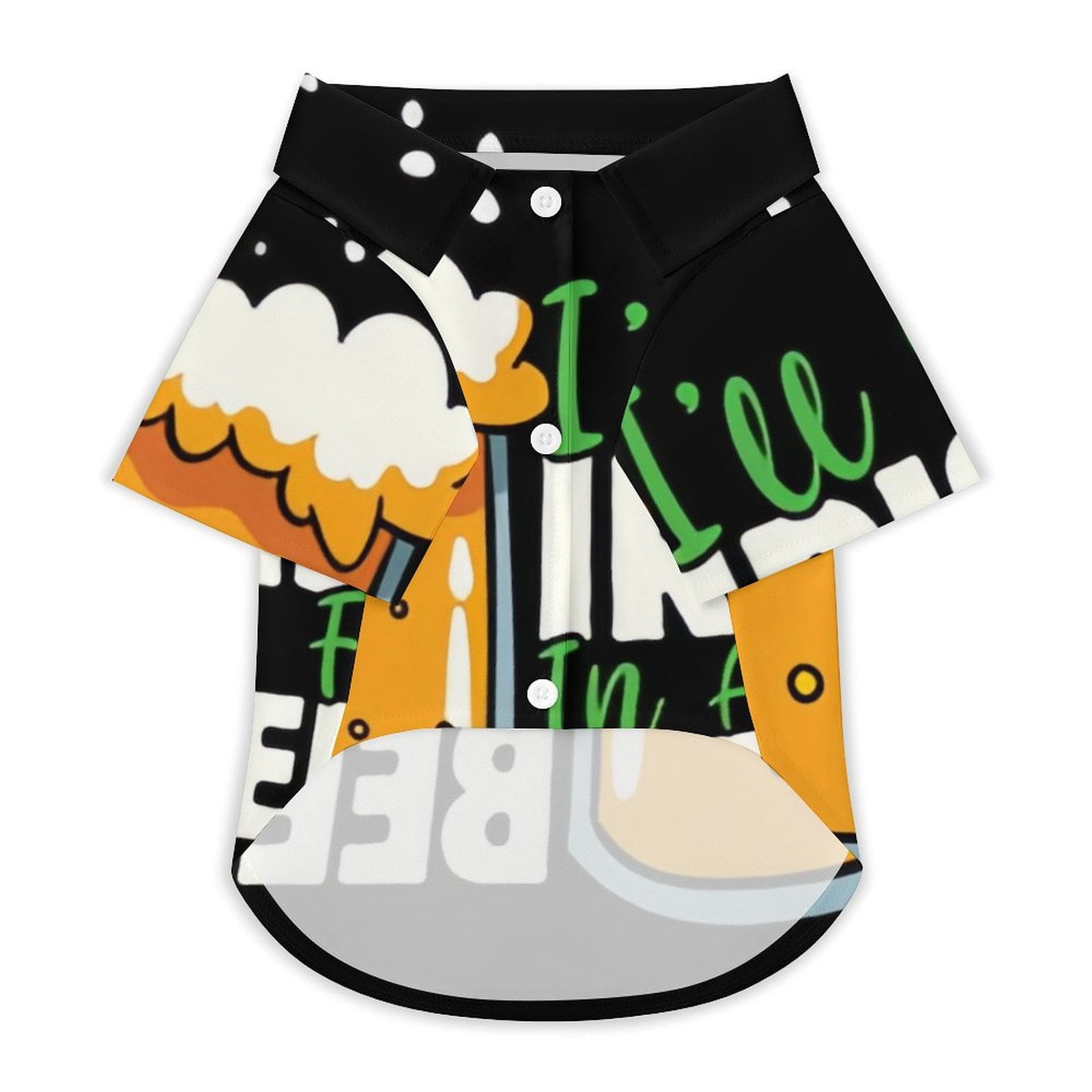 ANYWAY.GO Breathable elastic clothing pet T-Shirt Colourful Cheerful ...