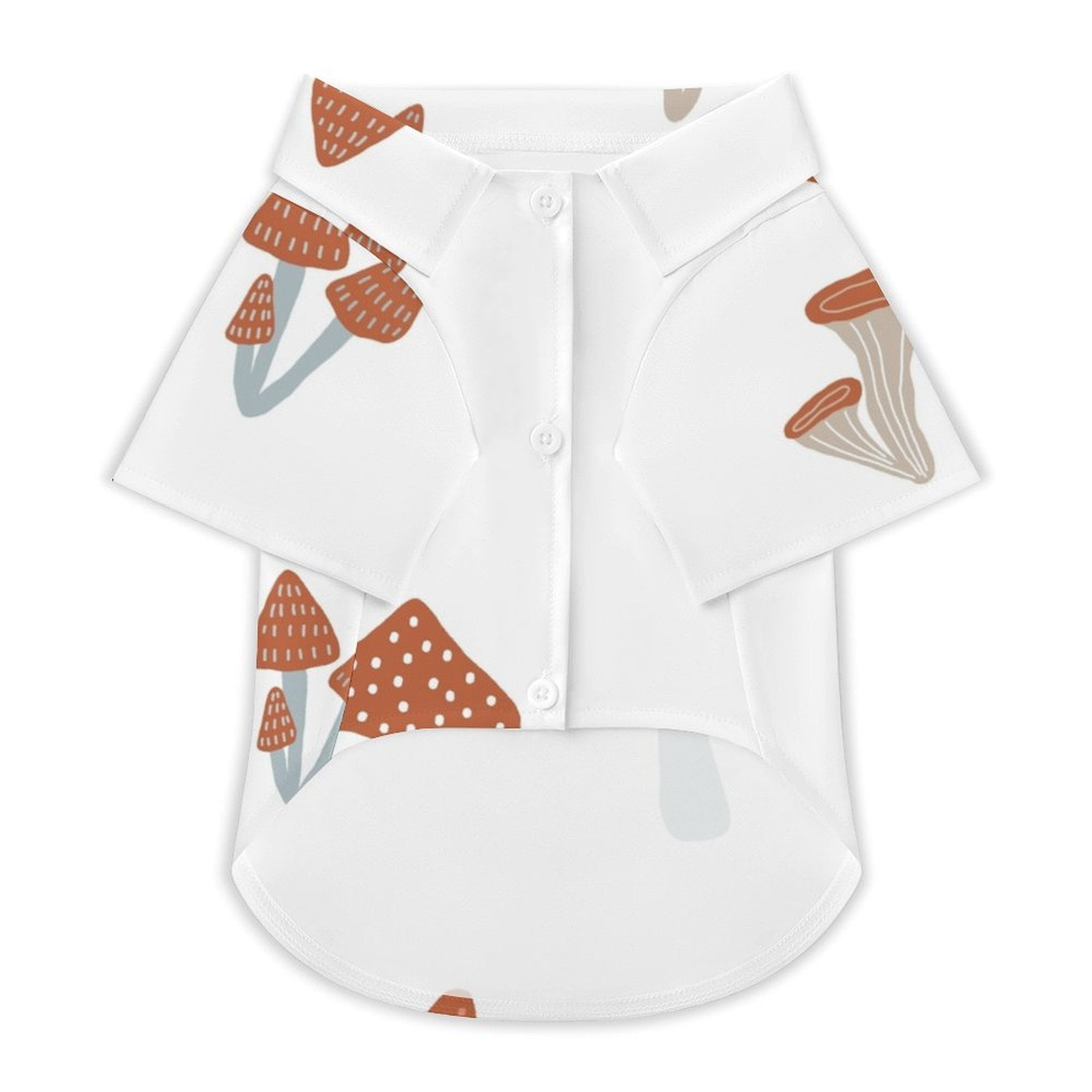 ANYWAY.GO Breathable elastic clothing pet T-Shirt Fast Food Pattern Red ...