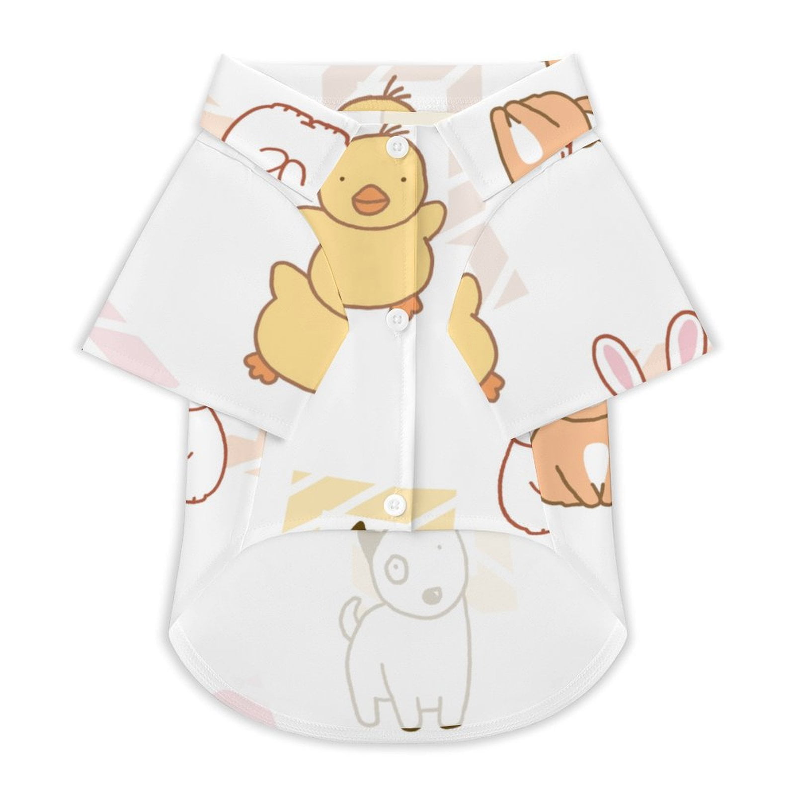 ANYWAY.GO Breathable elastic clothing pet T-Shirt Pattern Cartoon ...
