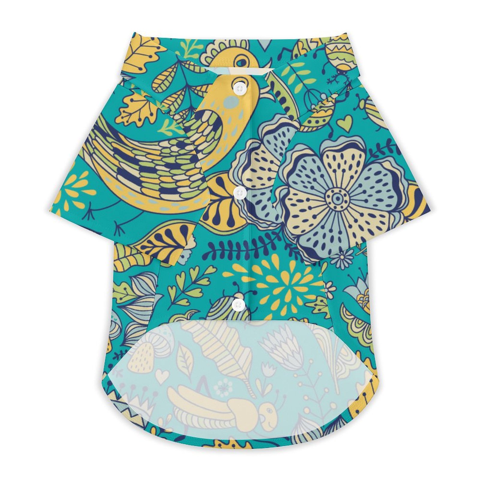 ANYWAY.GO Breathable elastic clothing pet T-Shirt Pattern Hand Drawn ...