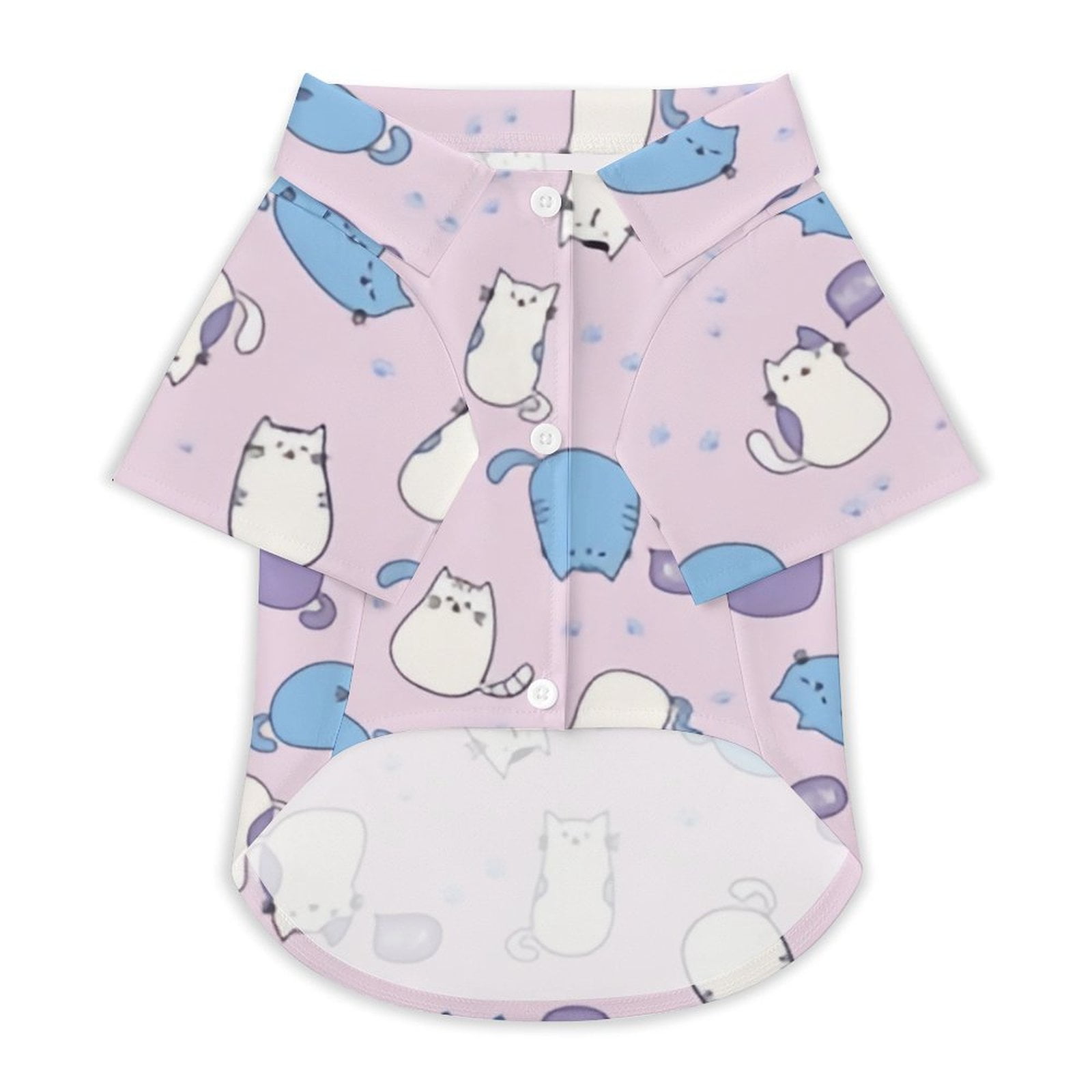 ANYWAY.GO Breathable elastic clothing pet T-Shirt Pattern Watercolor ...