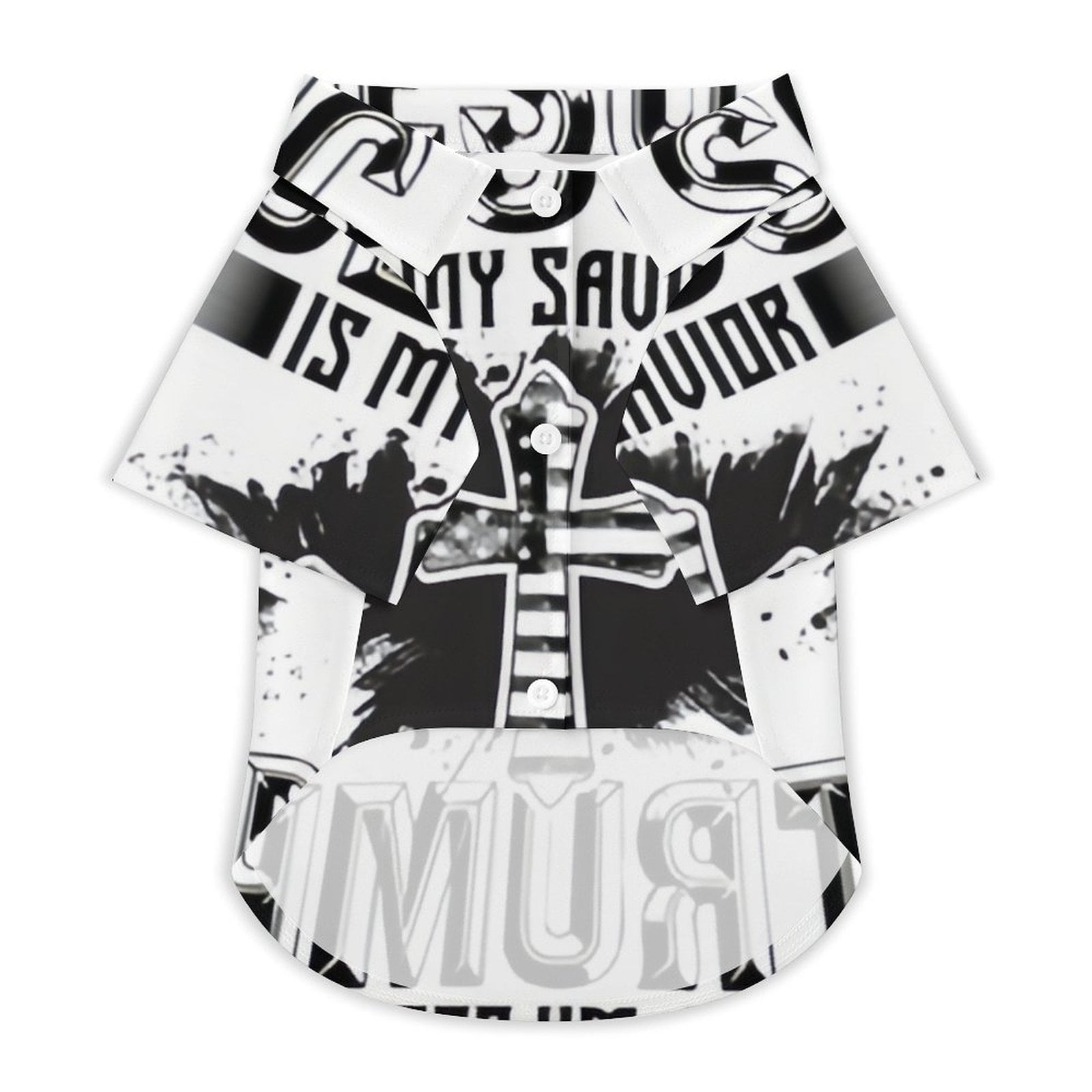 ANYWAY.GO Breathable elastic clothing pet T-Shirt Watercolor Pattern ...