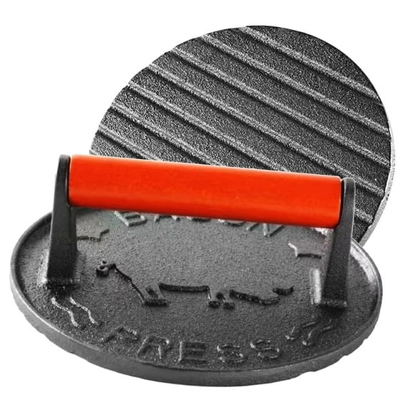 ANYWAY.GO Burger Press with Cast Iron for Griddle Grill, Smashburger ...