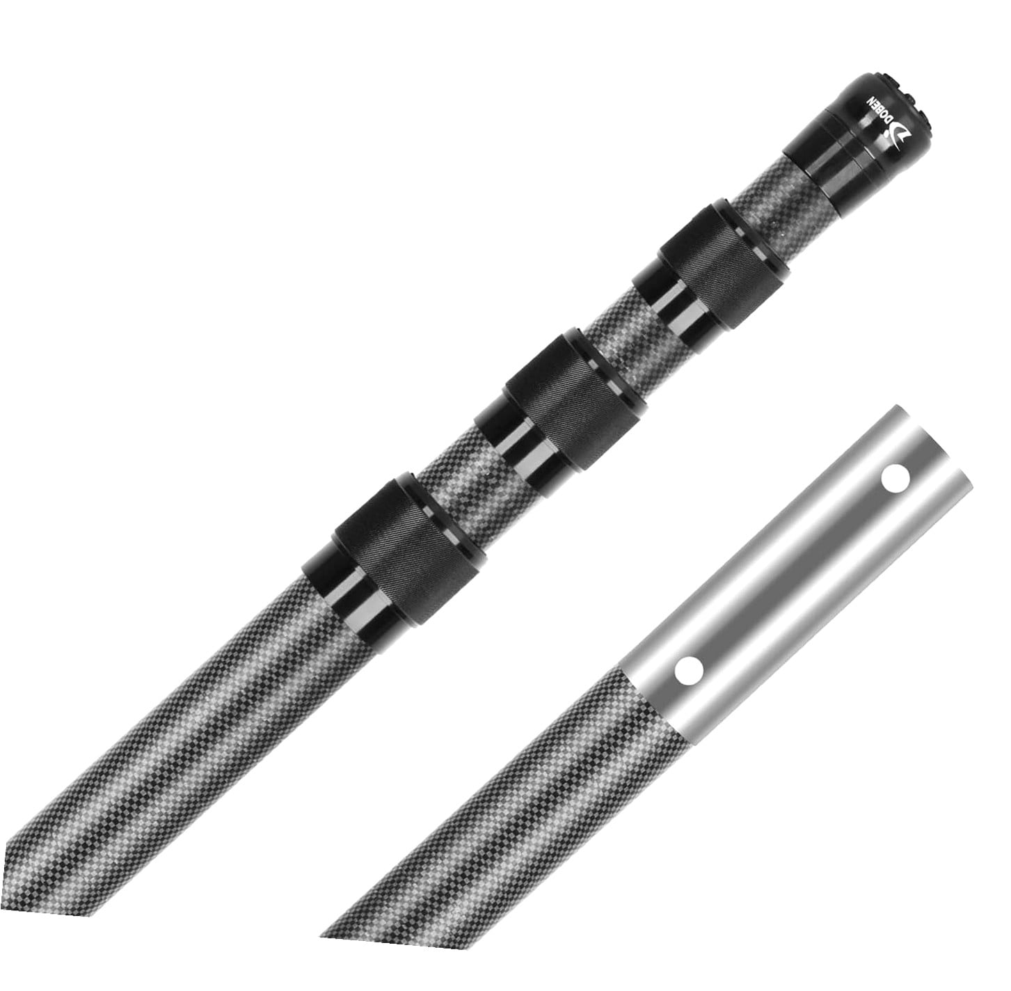 ANYWAY.GO Carbon Fiber Pool Pole, Ultralight Pool Poles 3.7 to 12 FT ...