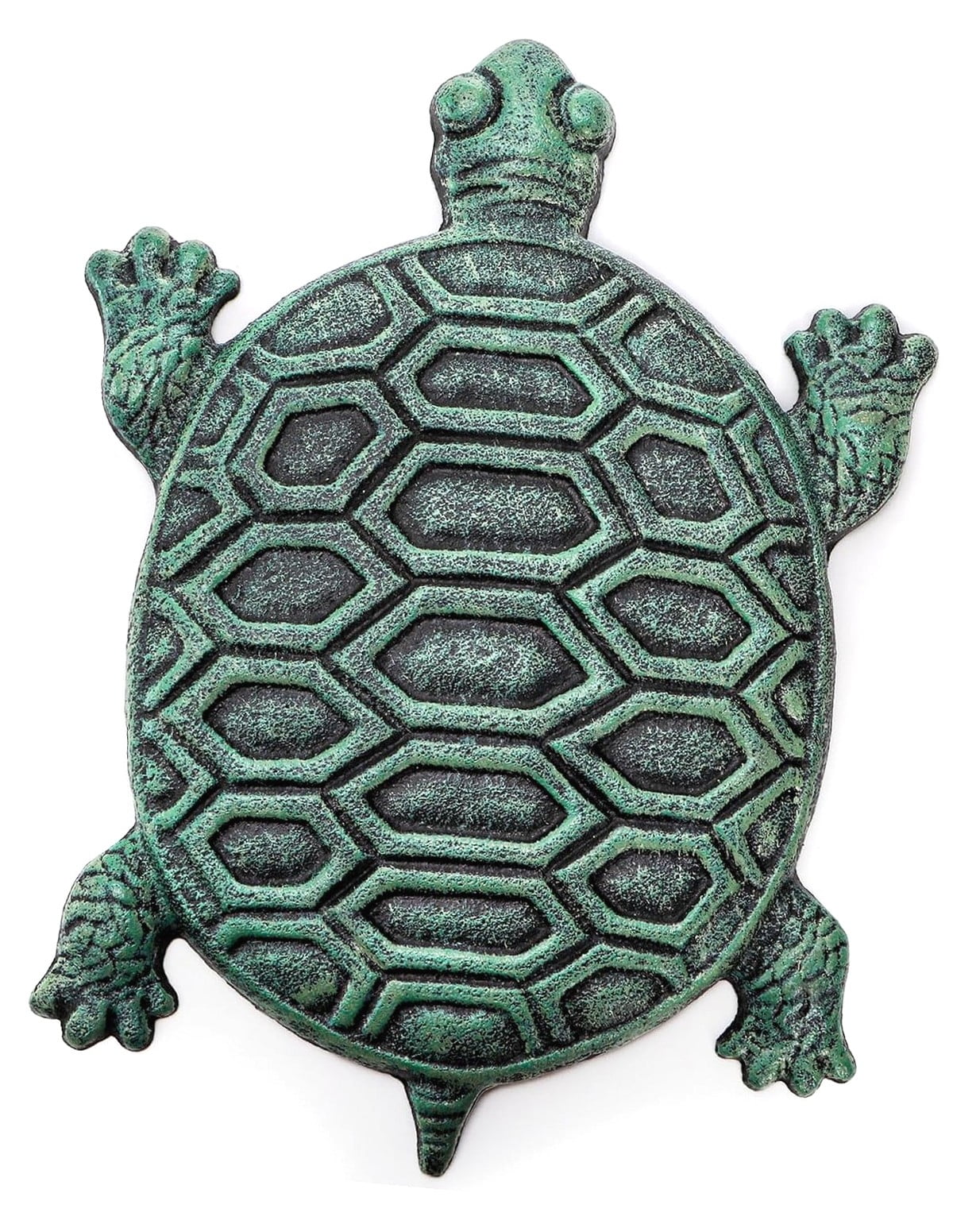 ANYWAY.GO Cast Iron Turtle Stepping Stone, Metal Stepping Mat for Door ...