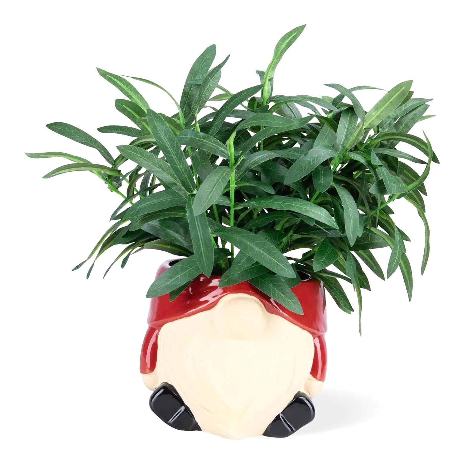 ANYWAY.GO Ceramic Planter 6 Inch Indoor Plant Pots, Succulent ...